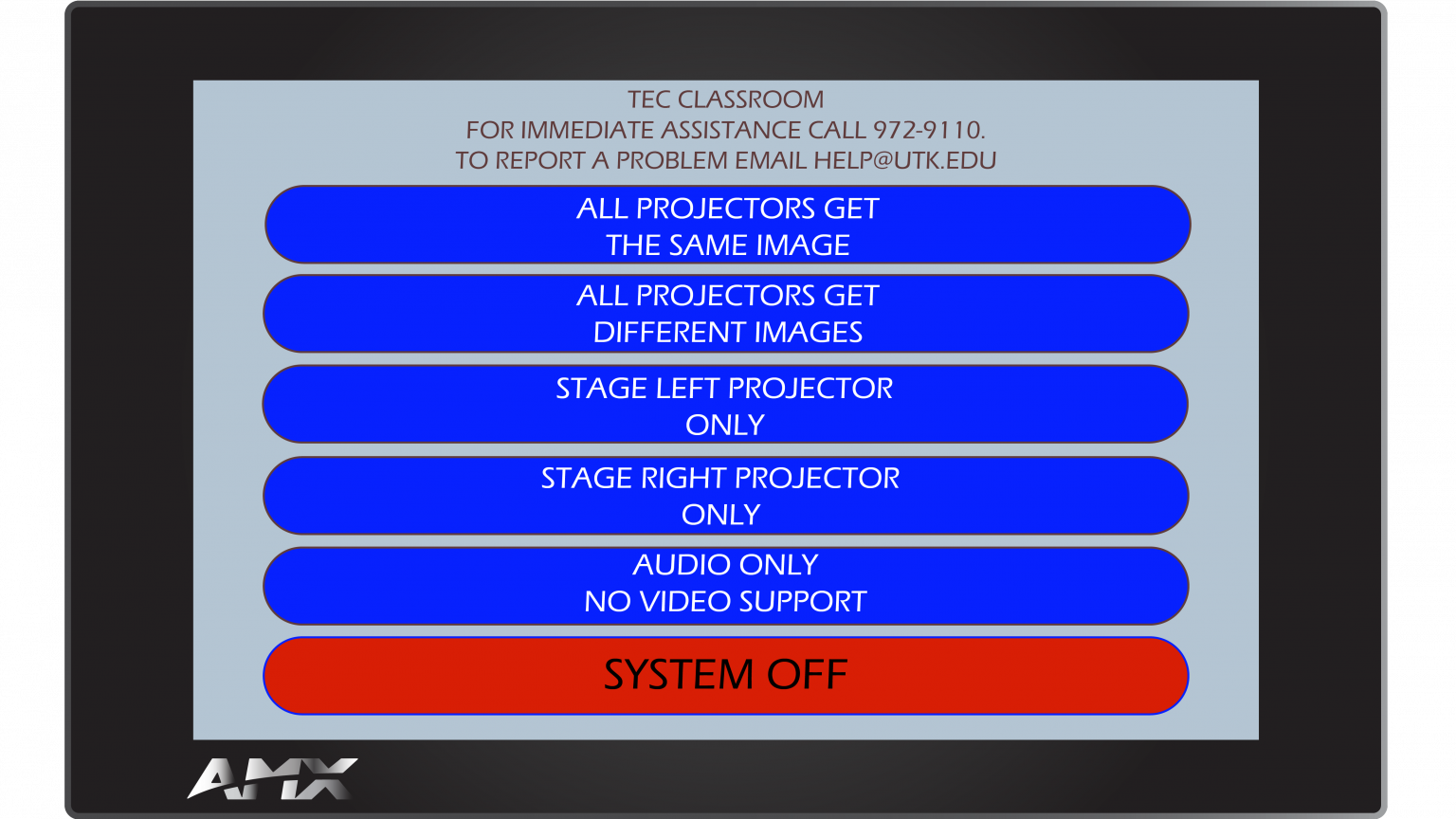 Control Panel | Classroom Technology Resource