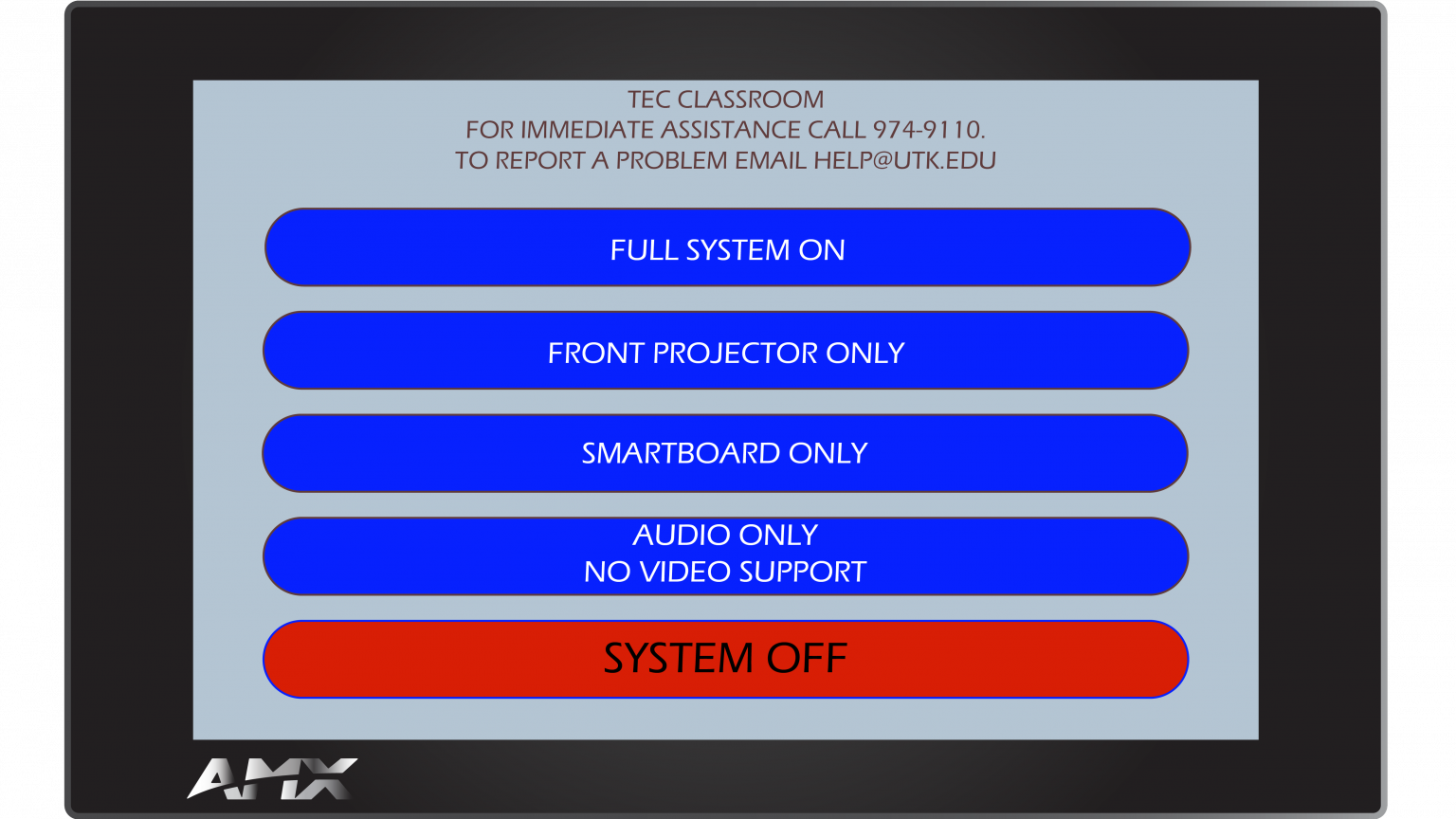 Control Panel Classroom Technology Resource 0089