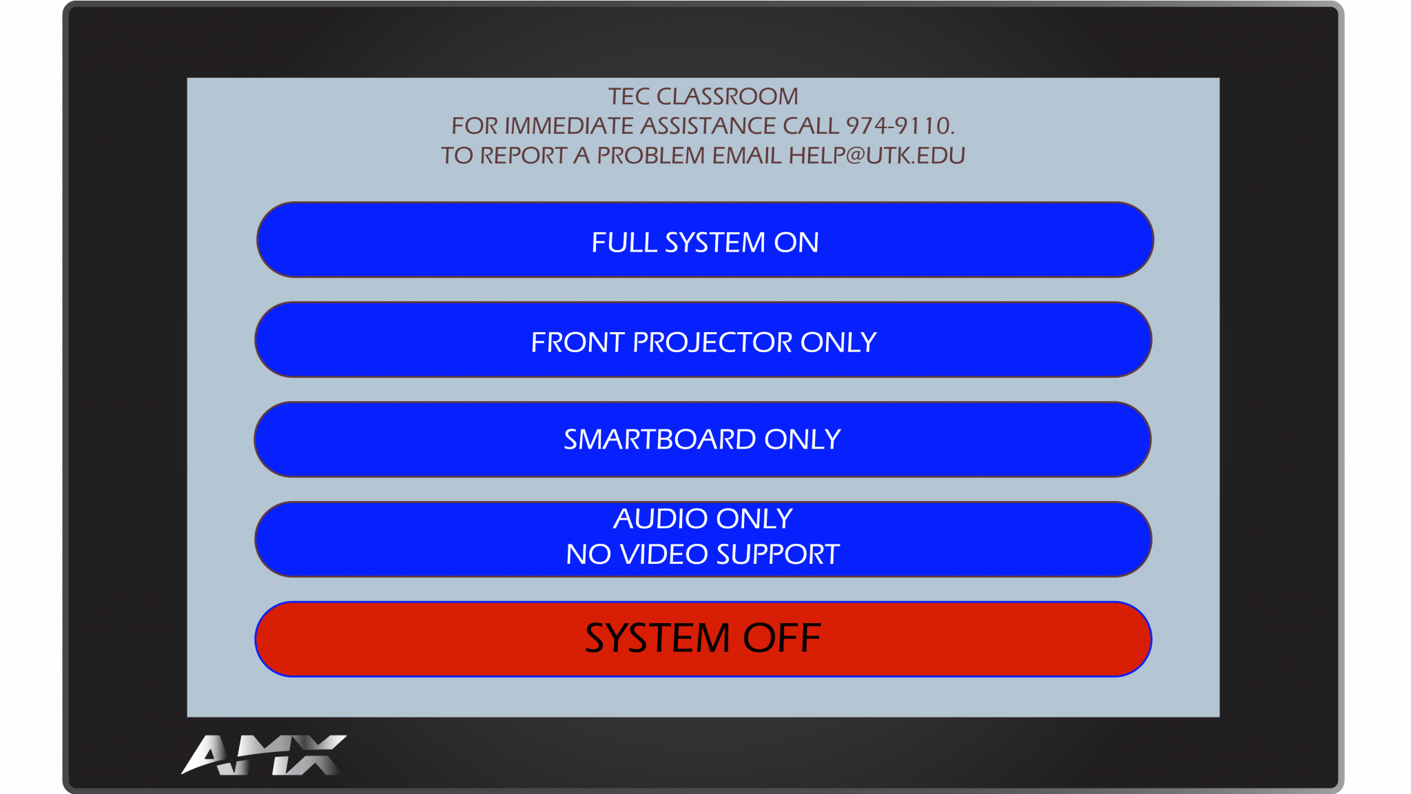 Control Panel | Classroom Technology Resource